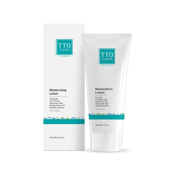 TTO CLINIC MOISTURIZING LOTION 200 ML - JEOMED İLAÇ ve SAĞLIK ÜRÜNLERİ A.Ş.